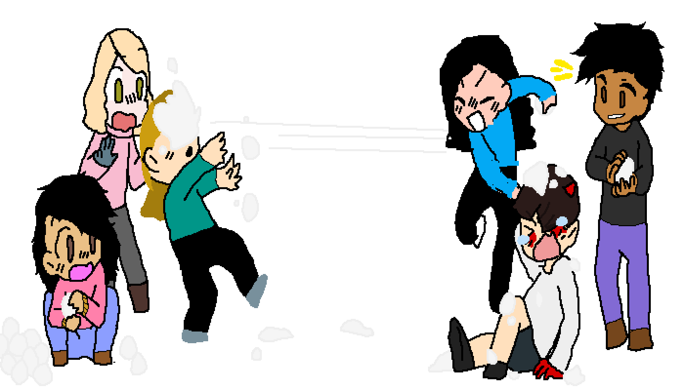 Editing Snowball Fight - Free online pixel art drawing tool - Pixilart