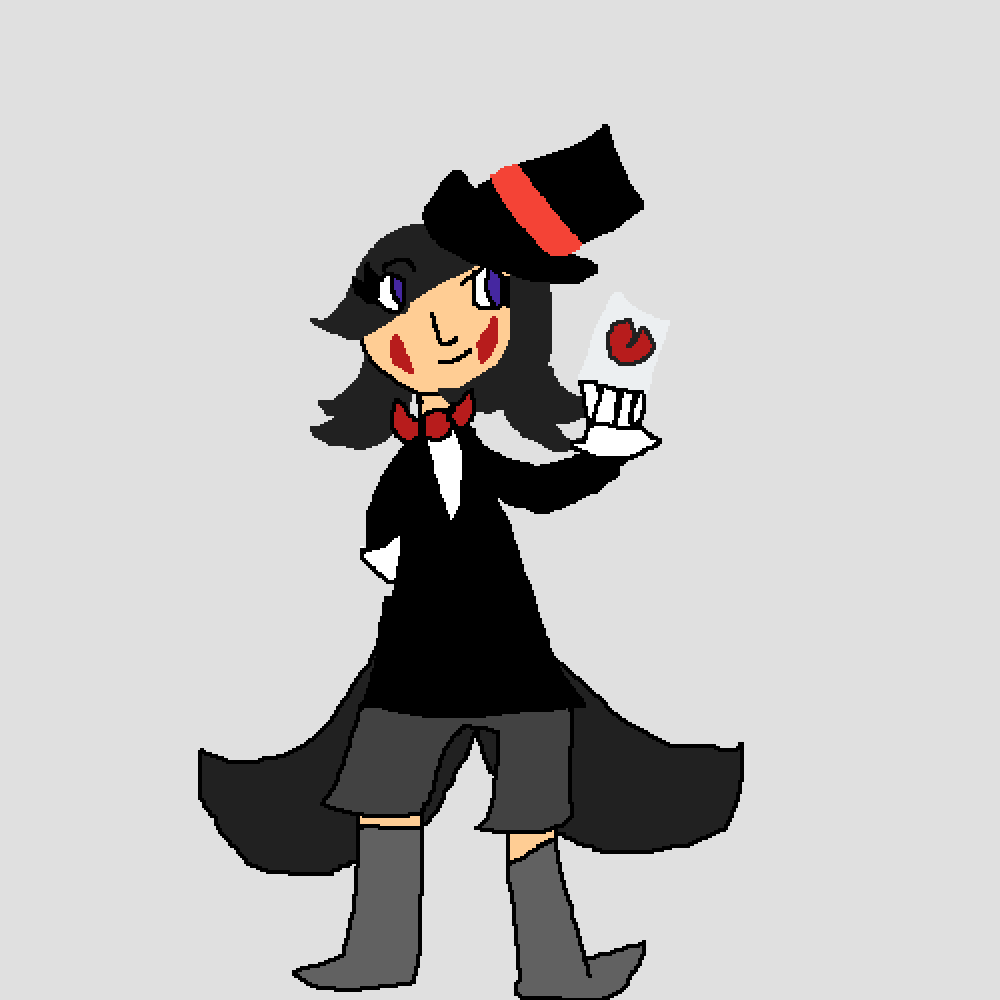Pixilart - Master magician.. Ruby! *Paper mario oc* by Gengar-pixel-2