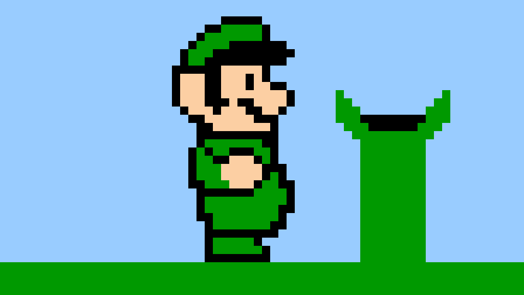 Pixilart - Luigi by JustinBossMan77