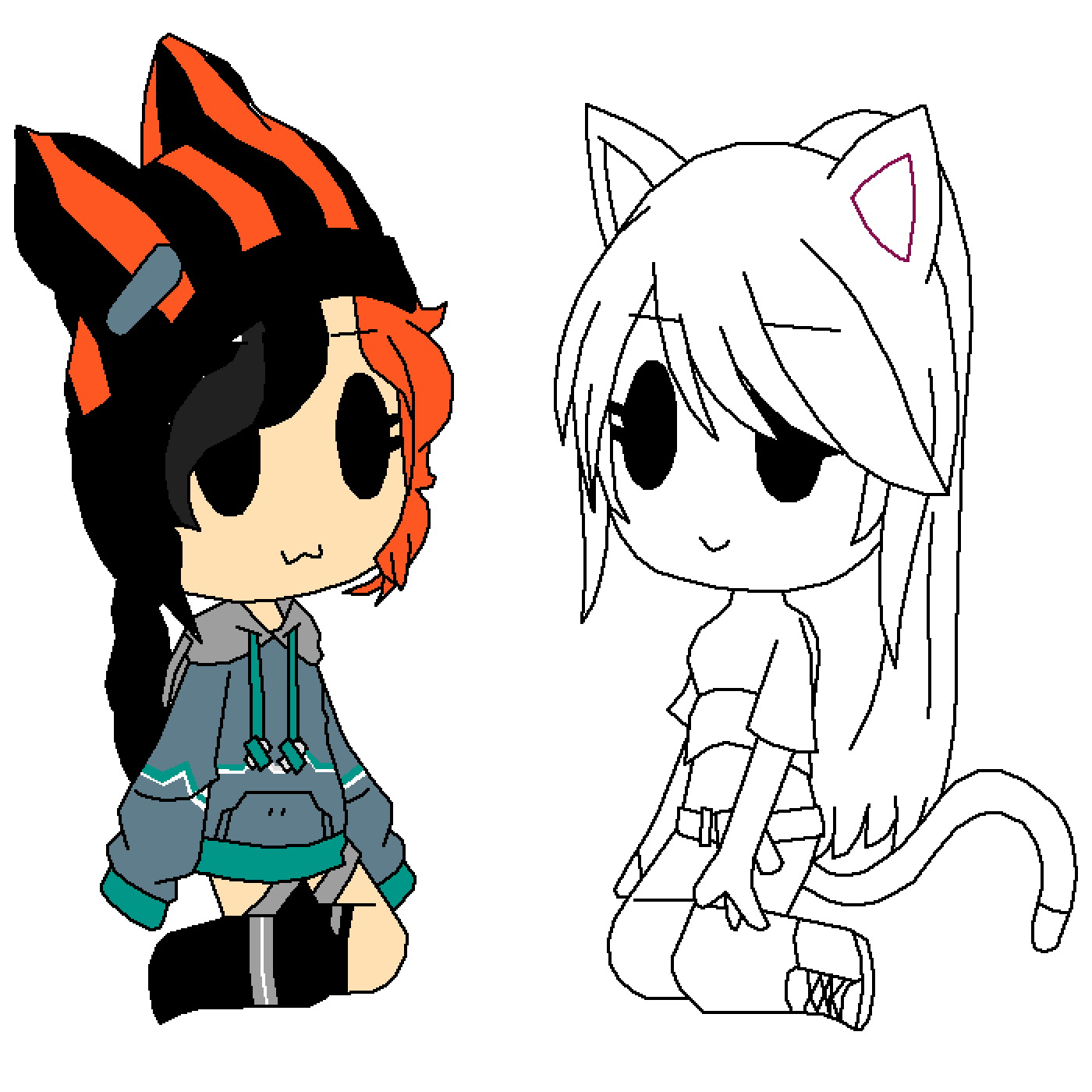 Pixilart - UwU by CHUCKINKING