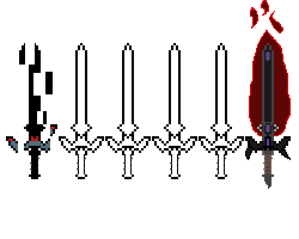Editing Make your own sword - Free online pixel art drawing tool - Pixilart