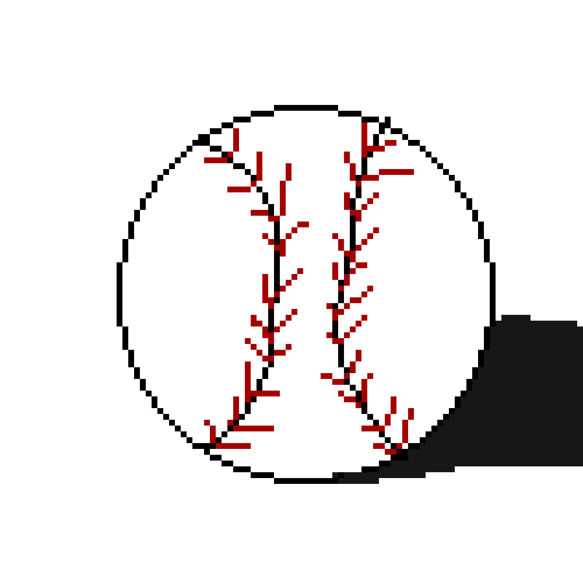 Pixilart - Baseball by 413729