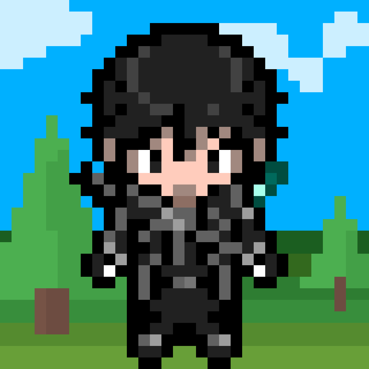 Pixilart - 16 bit kirito by LuccacJao