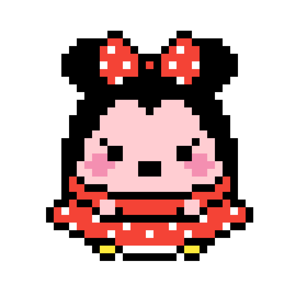 Pixilart - Minnie Mouse by HoldMyFlower