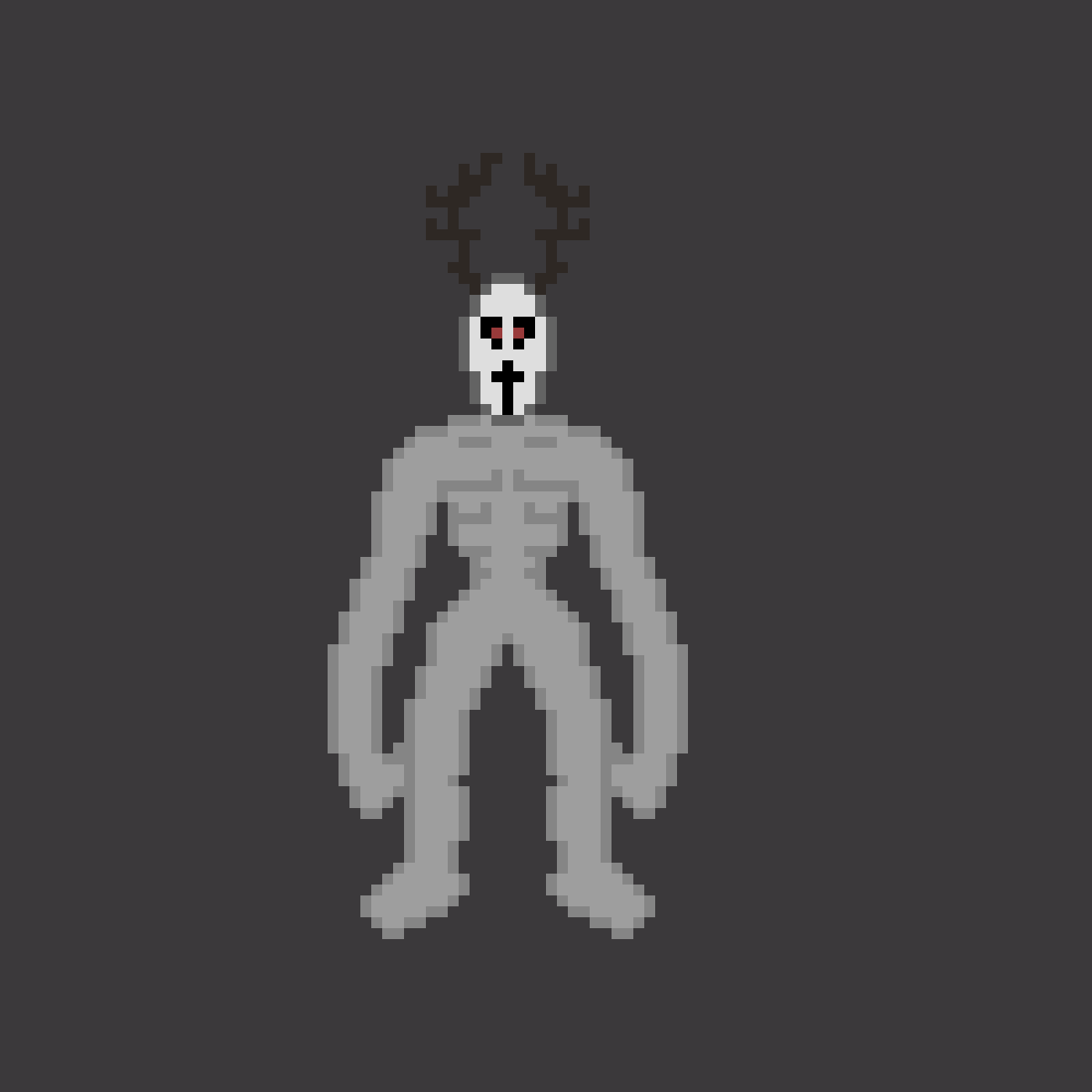 Pixilart - Wendigo by TheMessyRoomGuy