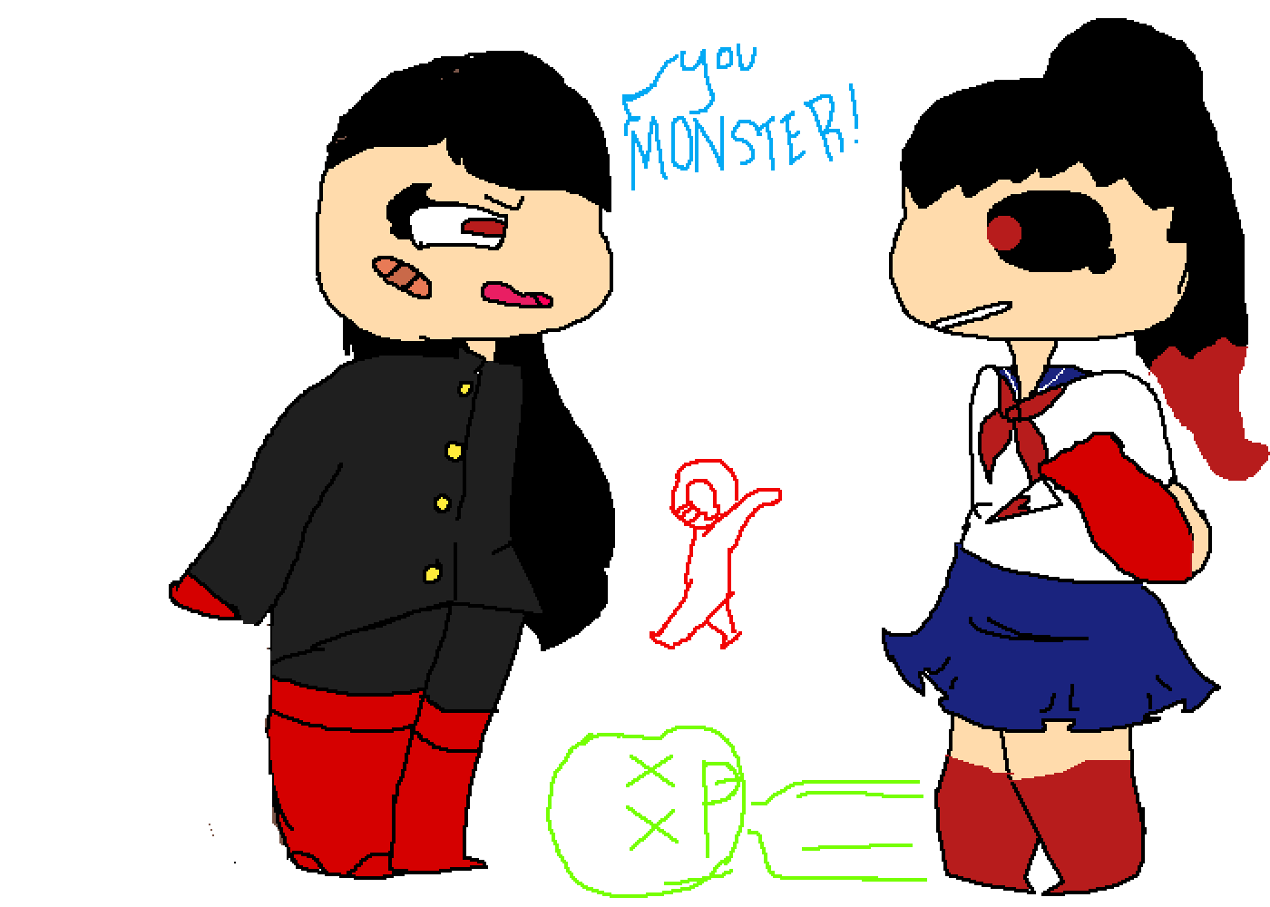 Pixilart - AWW but senpai by cloudandtaffy