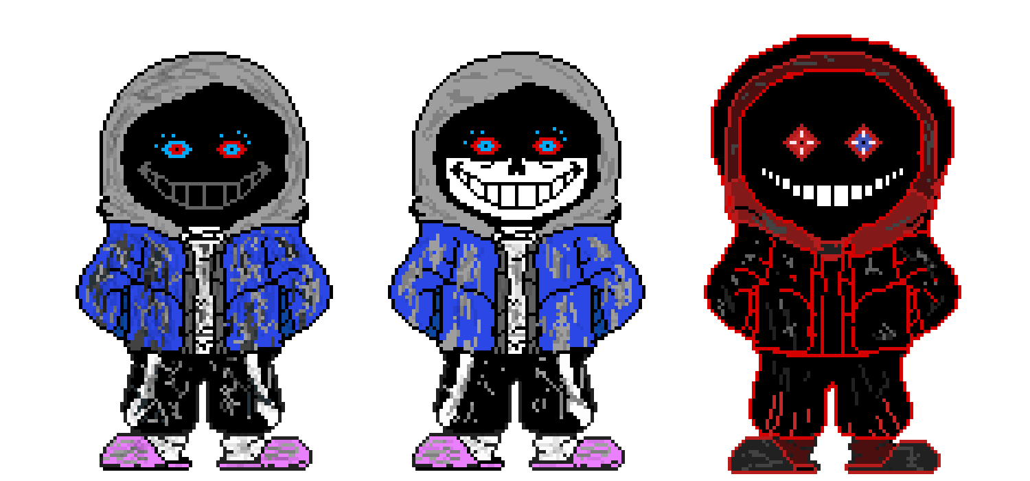 Pixilart - Stack Dust Trio by DDH-Legacy