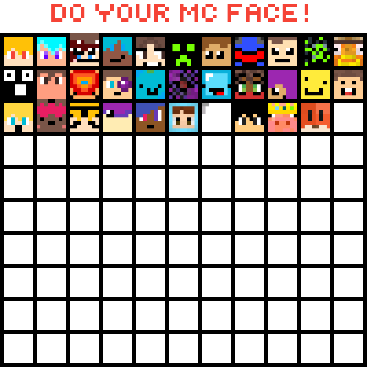 Pixilart - My Minecraft face by Rivalyy