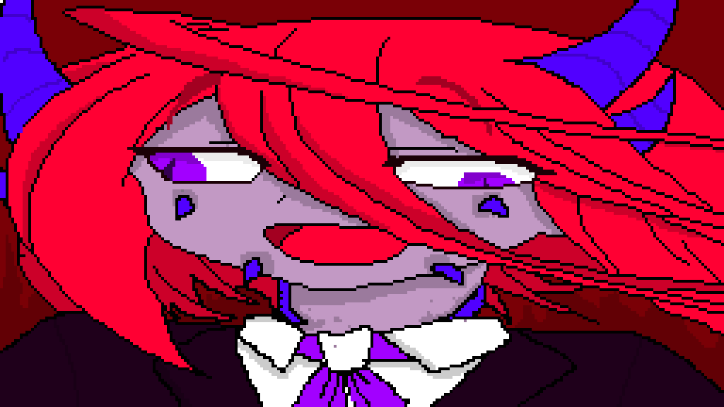 Pixilart - Doppelganger Anime Girl (Color Me) by MegaHobo