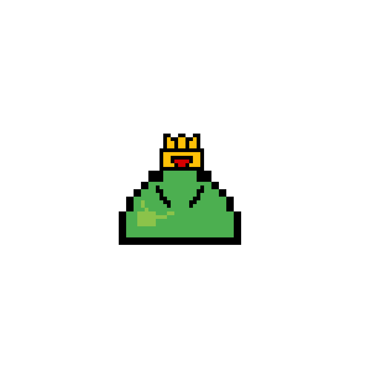 Pixilart - King Slime by Ice-Dragonliam