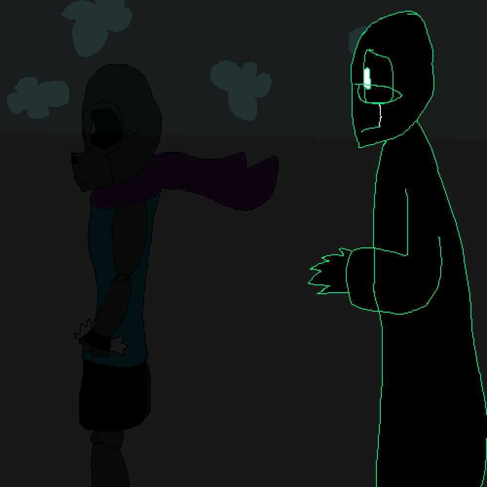 Pixilart - sorry gaster but yeah by DoodleDOT