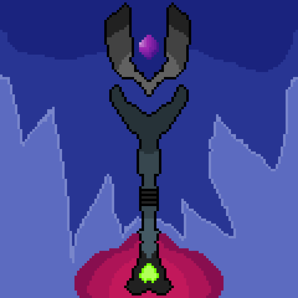 Pixilart - Sadistic Scepter by Lollers-LOl