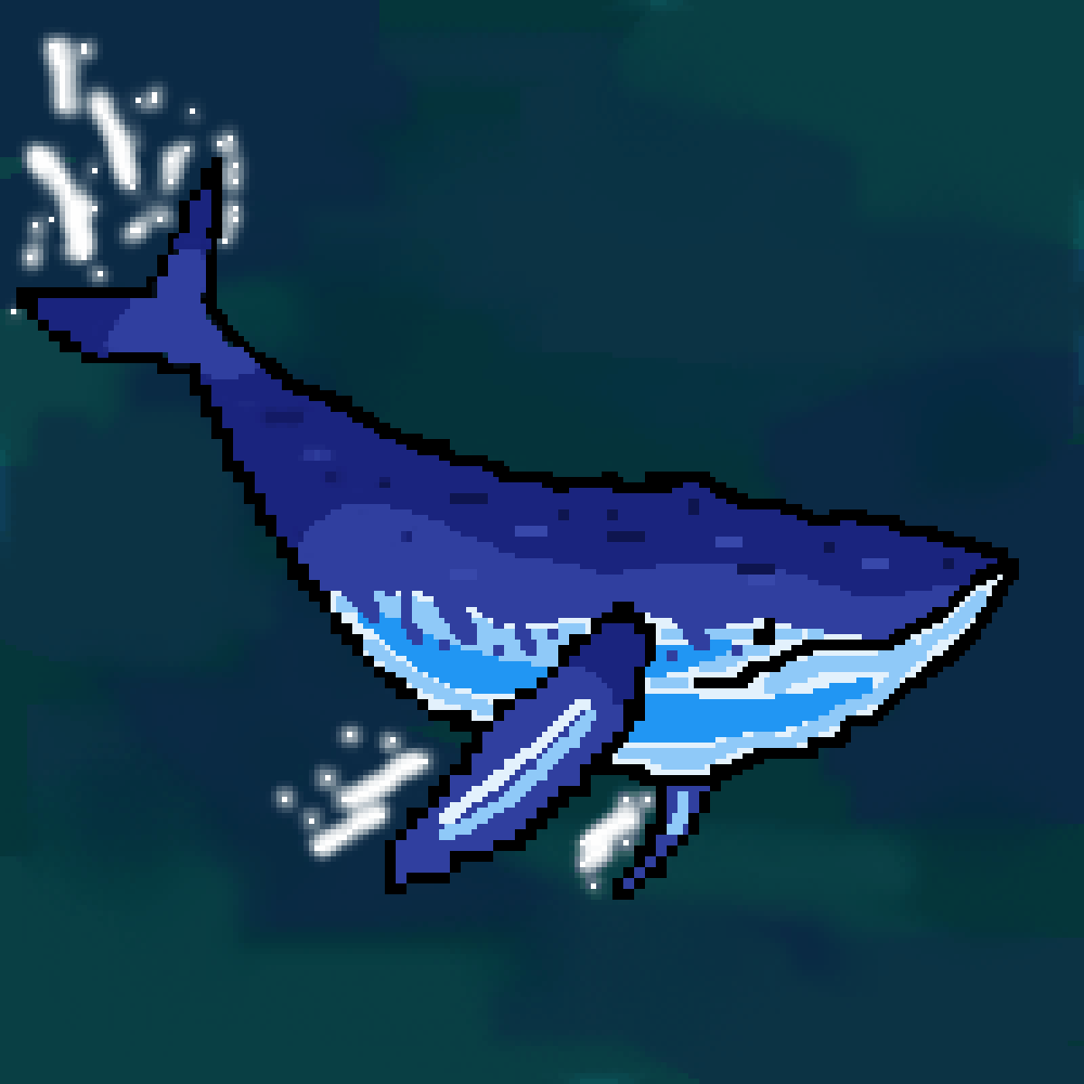 Pixilart - Whale by ARTunkown
