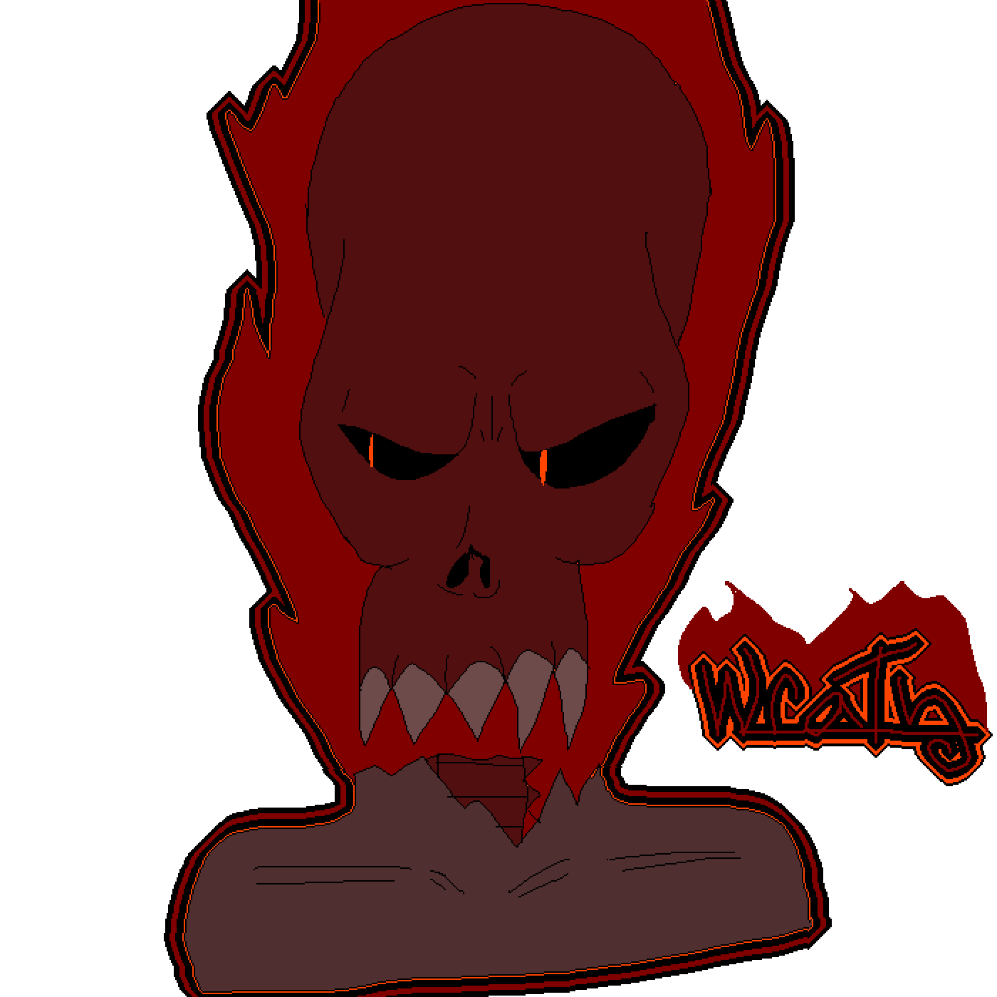 Pixilart - Wrath demon by RottyDead