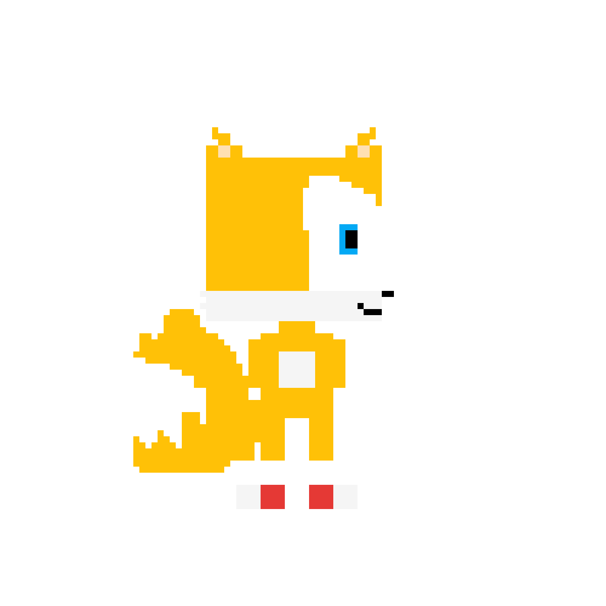 Pixilart - tails the fox by Rose-Montallies