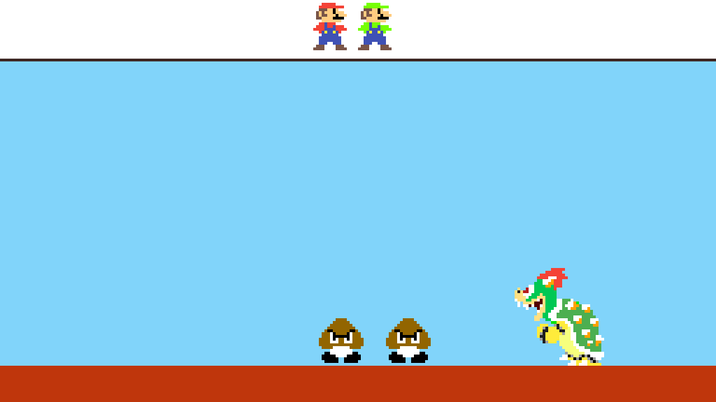 Pixilart - mario and luigi racing boss battle by Rose-Montallies