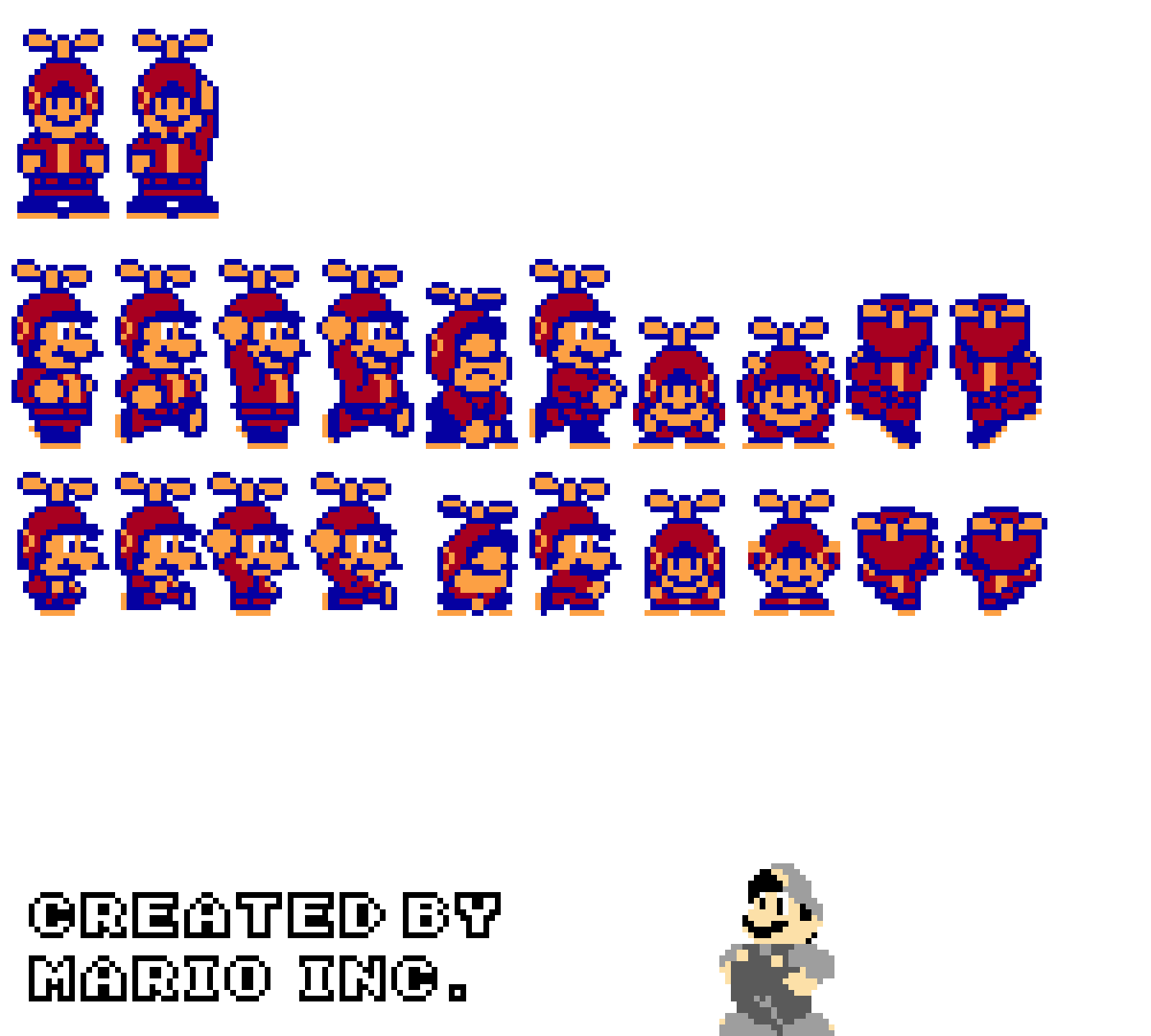 Pixilart - SMB2 styled P Mario by The-Mario-Guy