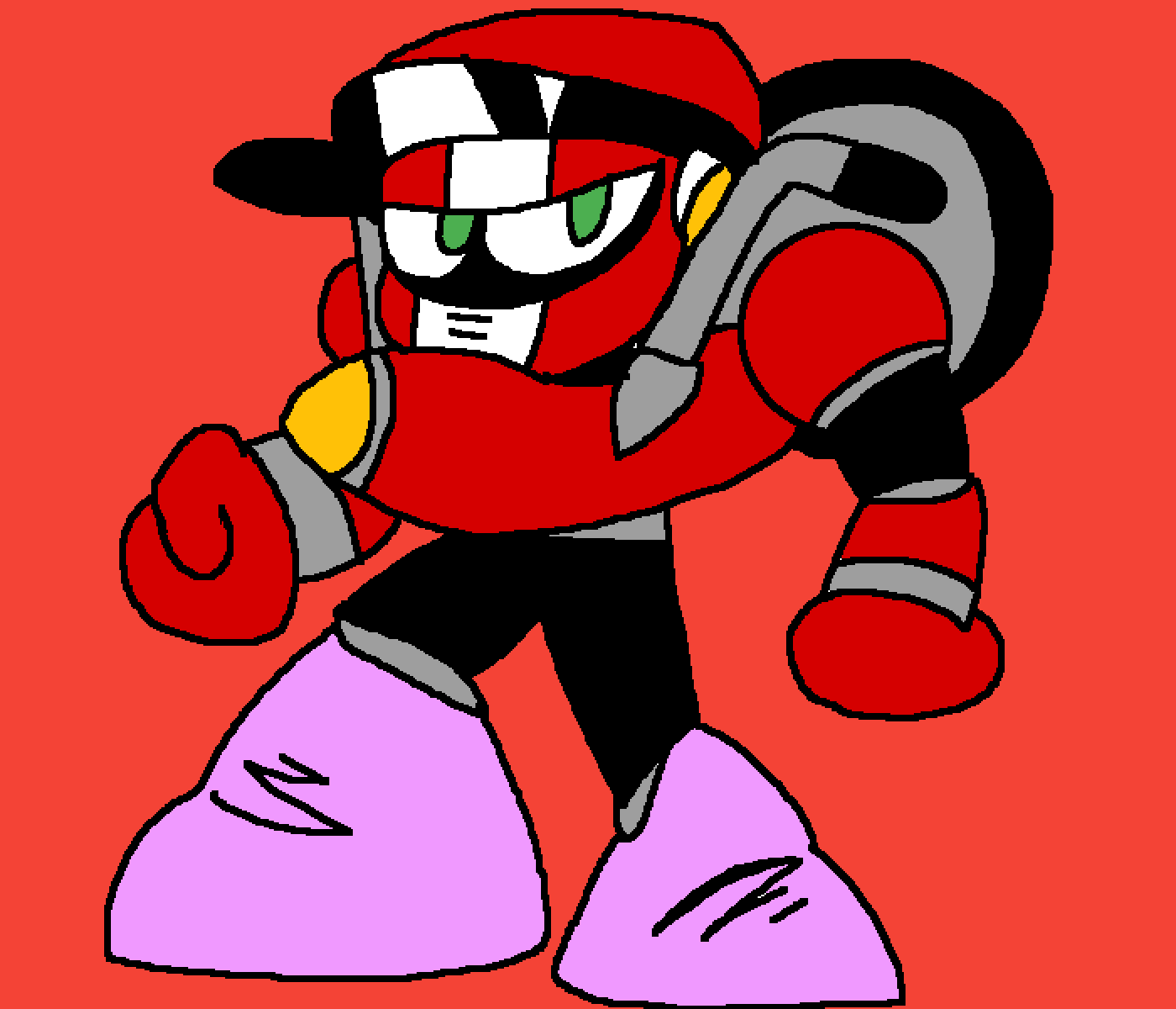 Pixilart - Nitro Man by Makkusu