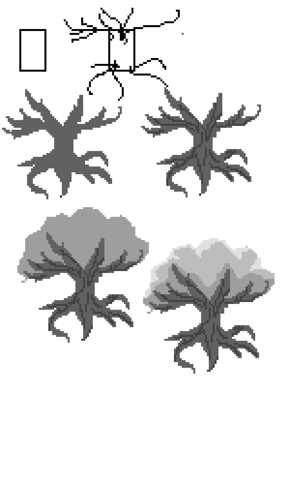 Pixilart - how 2 tree by dizzydoes-pixel