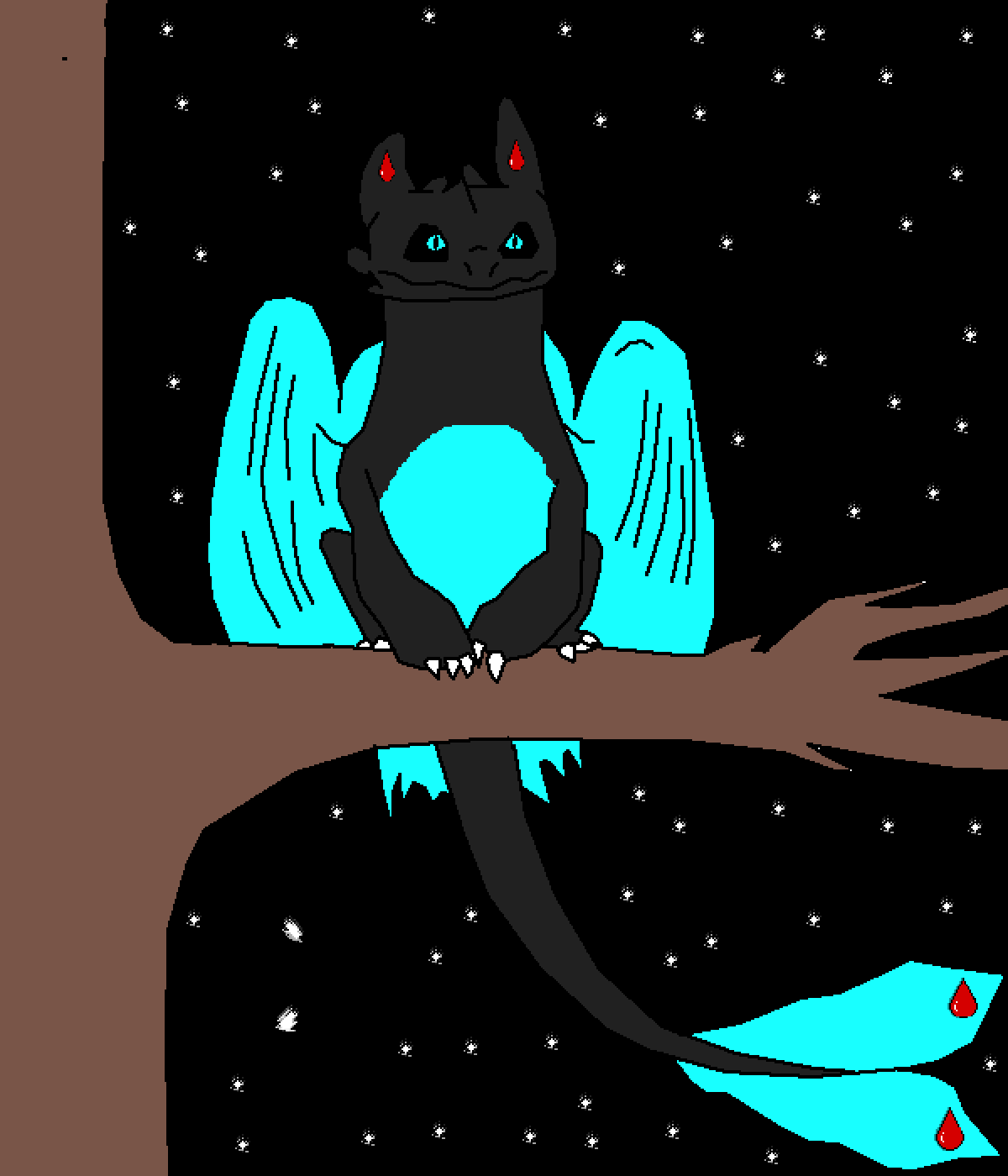 Pixilart - Toothless base by Xho