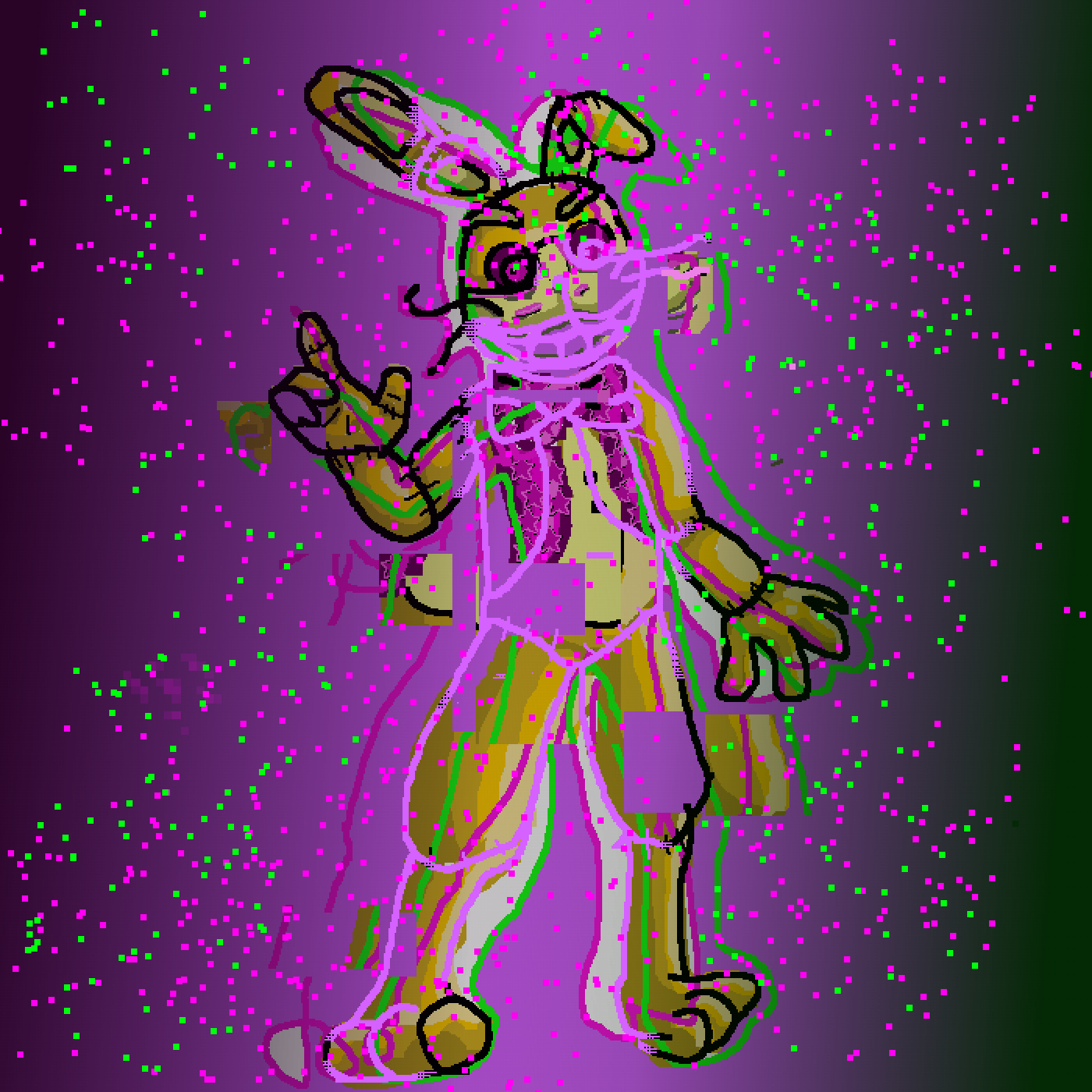 Pixilart - Glitchtrap by Mike-Artist