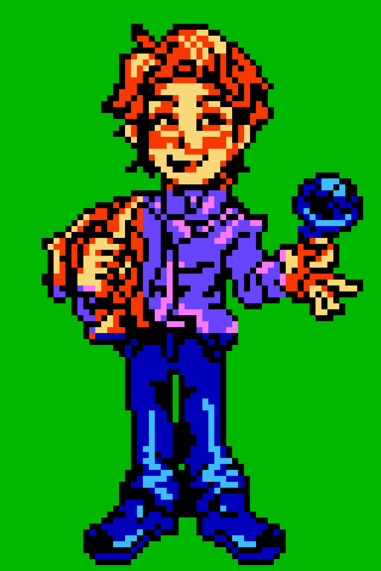 Pixilart - FNF NES Demake Senpia by Tuxedoedabyss03