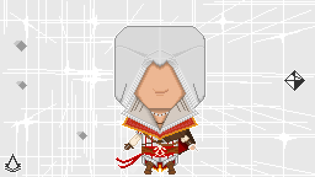 Pixilart - Pixel Assassins: Ezio Auditore da Firenze by 8bitadrian