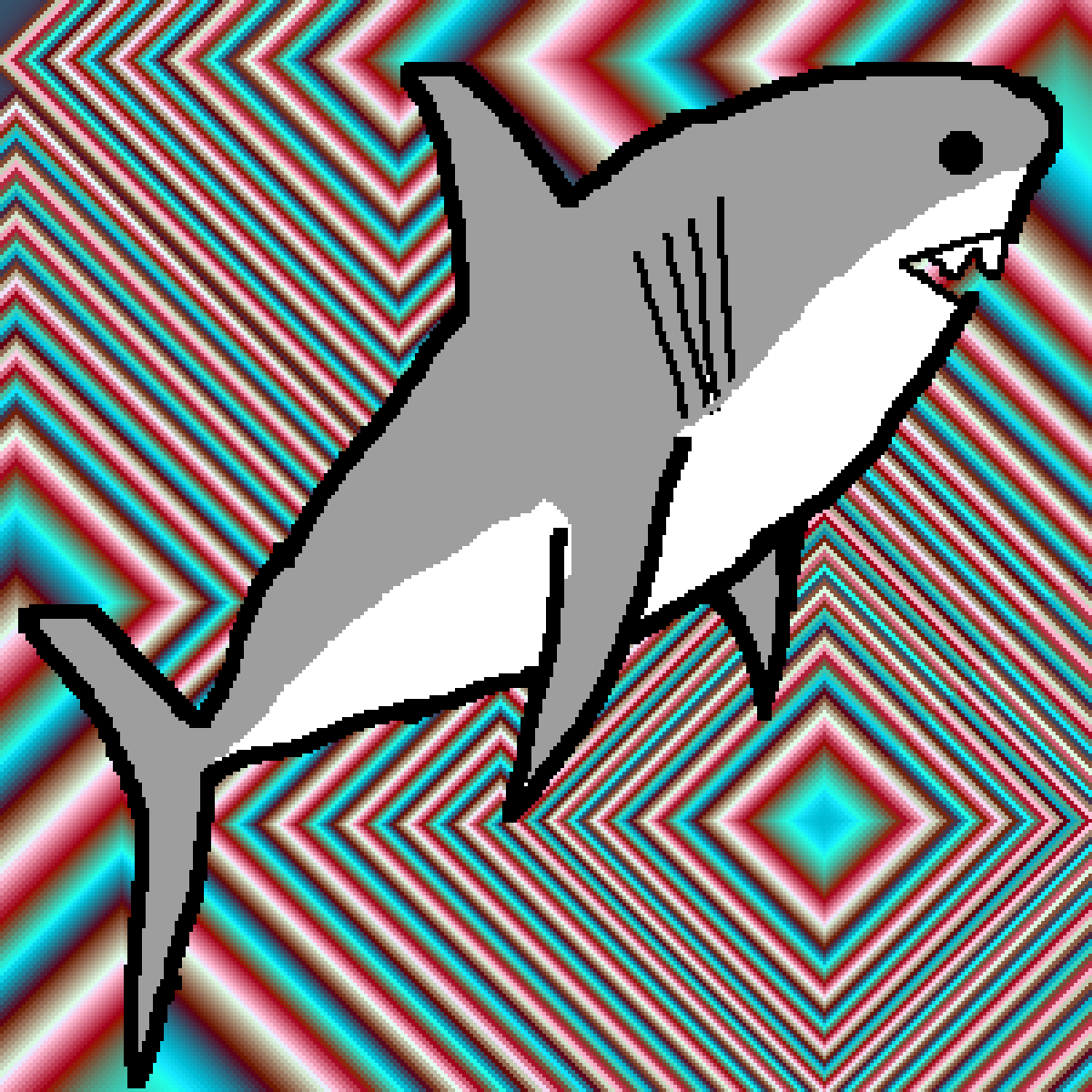 Pixilart - Shark by Poopooocaca