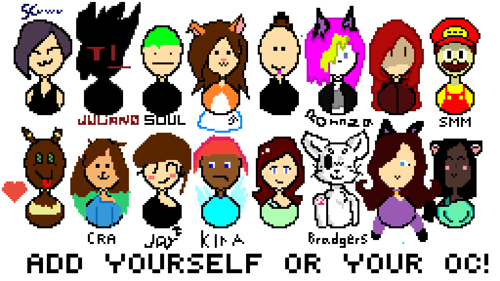 Editing My oc - Free online pixel art drawing tool - Pixilart