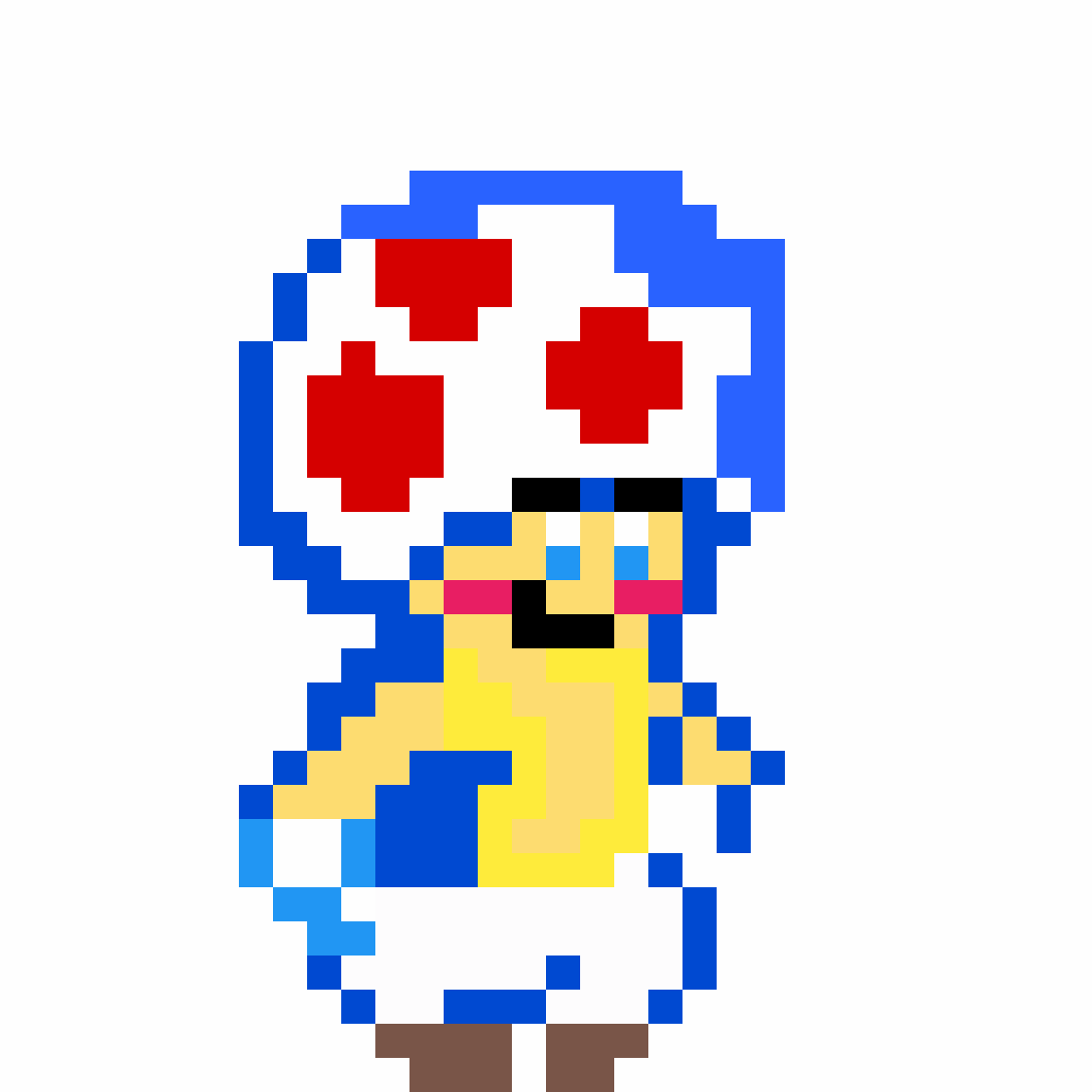 Editing Fighter Toad and Captain Toad! - Free online pixel art drawing ...