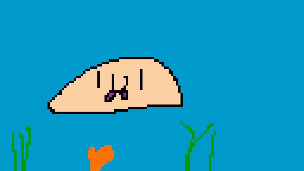 Pixilart - blobfish by beebawesome