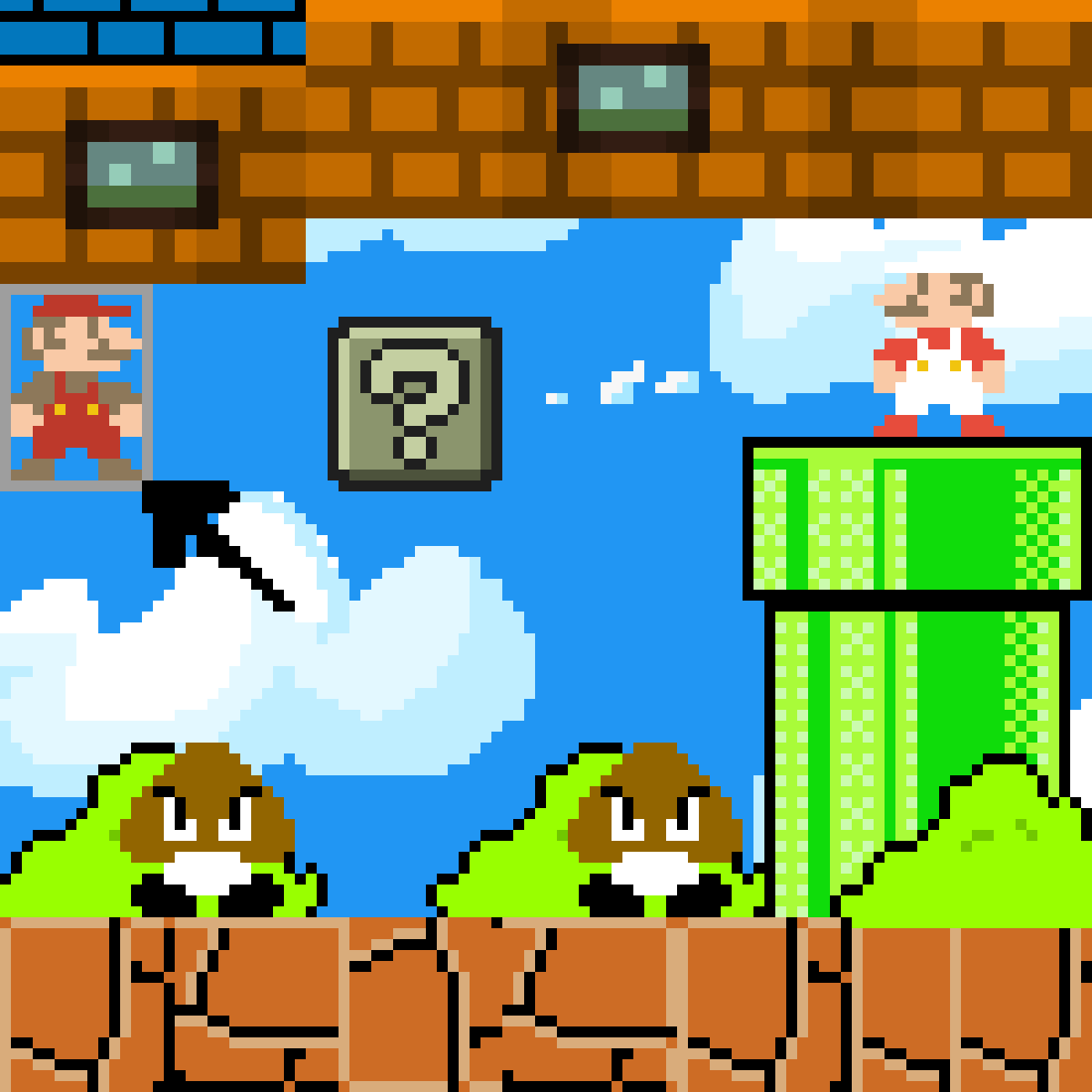 Pixilart - mario by gamercraft