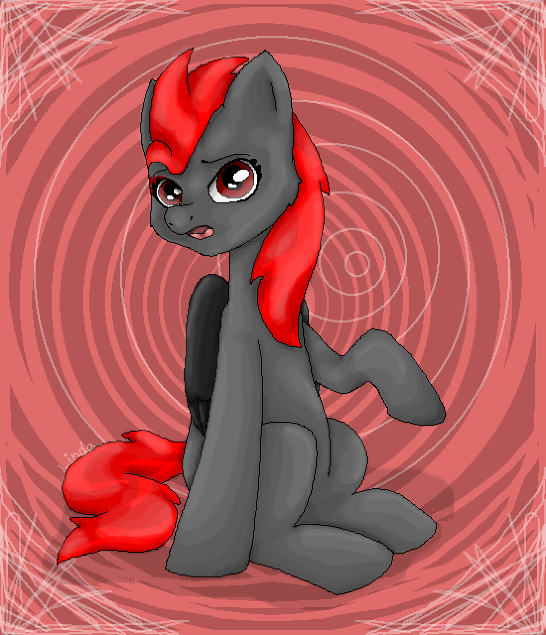 Pixilart - Red Rue - Red desc by Narumei