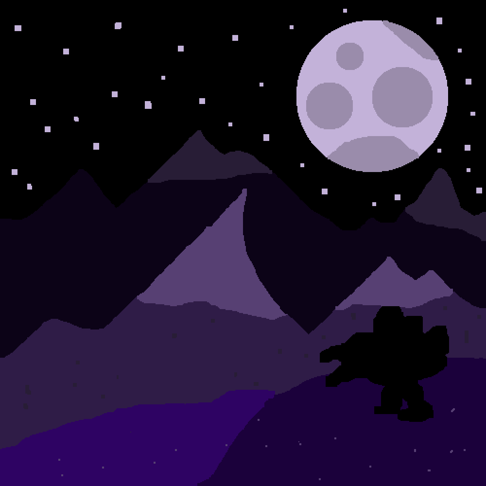 Pixilart - Monster at Night by PixlMix