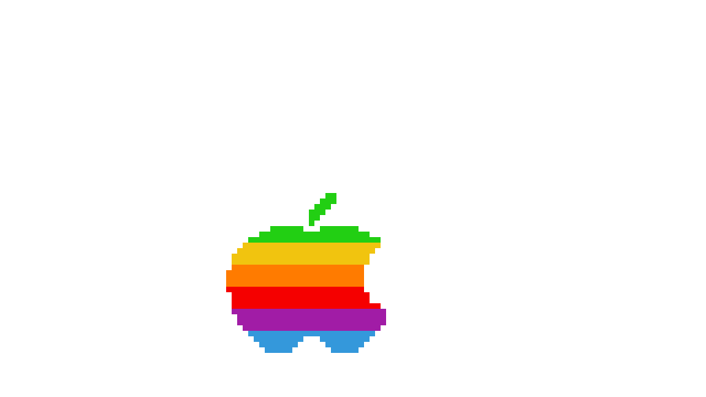 Gay Pride Apple Logo