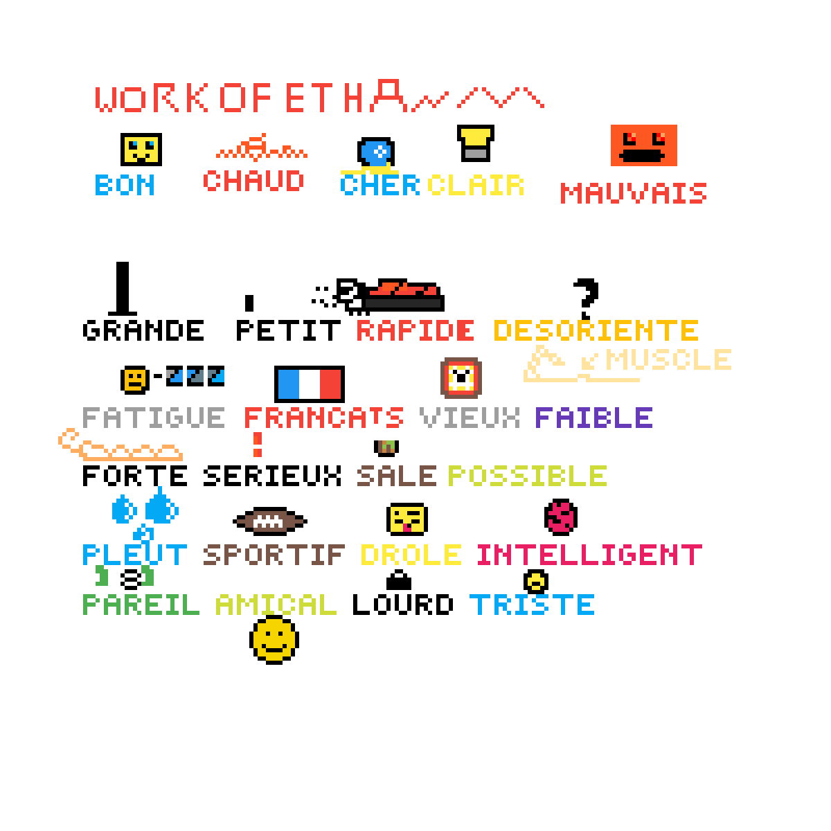 Pixilart - French Emoji's (updated) by Moody