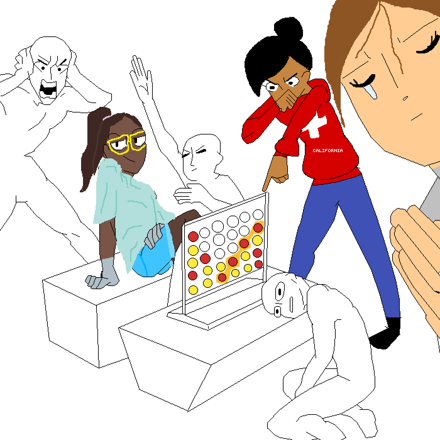 Pixilart - Game Night by DestinyChanYT