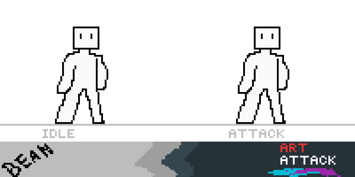 Pixilart - art attack bean (fanart) by Osono