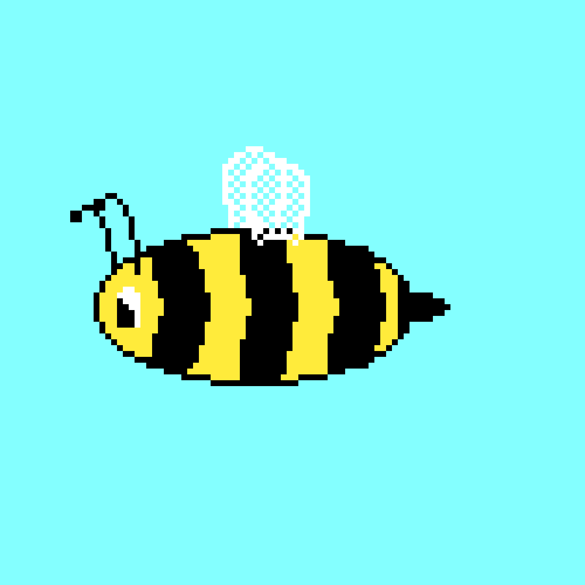 Pixilart - really bad bee by PercyTheLizard