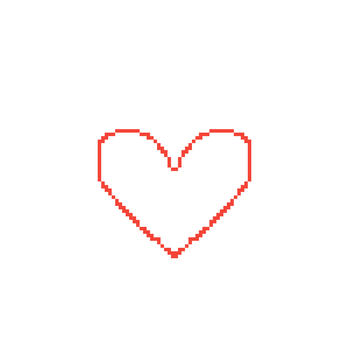 Pixilart - pixel heart for pixel art by country-humans