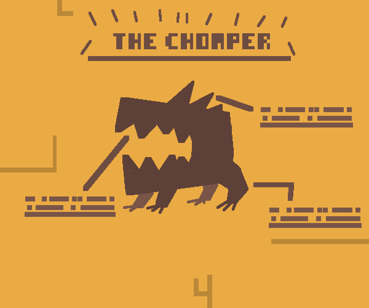Pixilart - The chomper by DaManDaniel