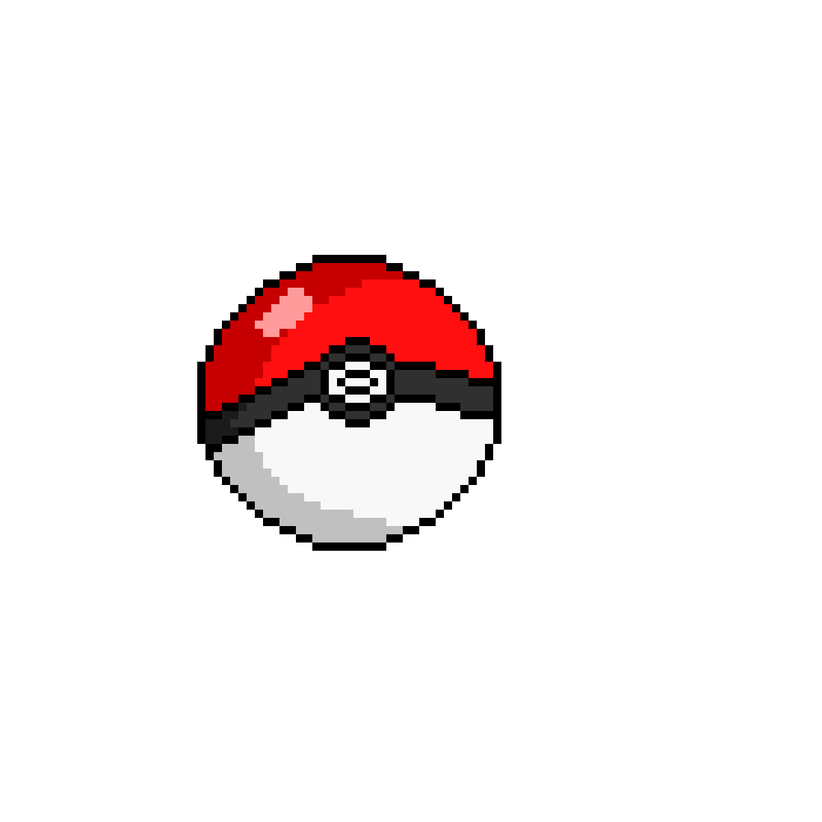 Pixilart - poke ball by Pokemon-boy