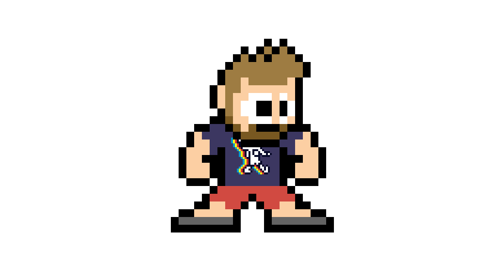 Editing 8-bit self portrait - Free online pixel art drawing tool - Pixilart