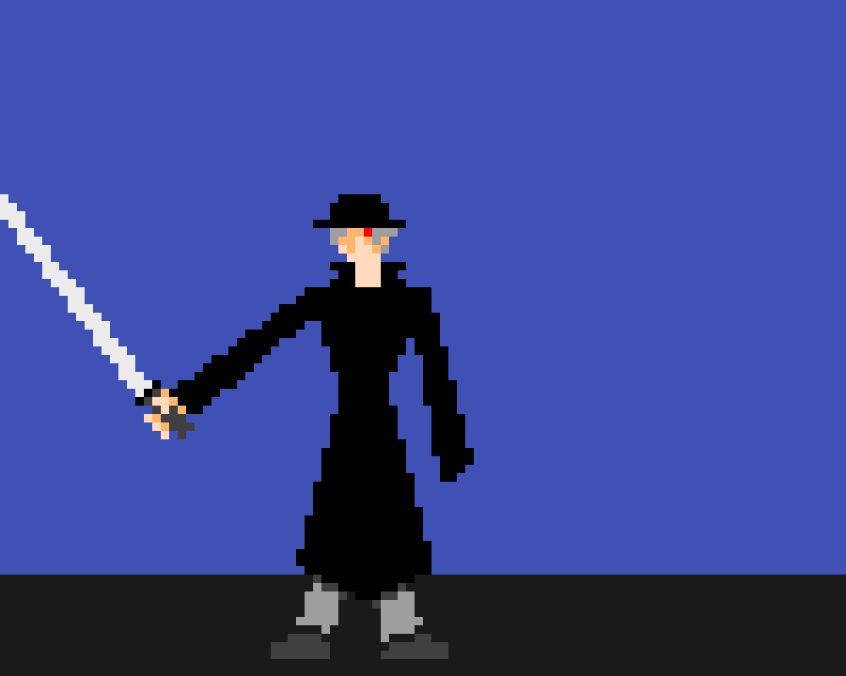 Pixilart - man in black by Orikou