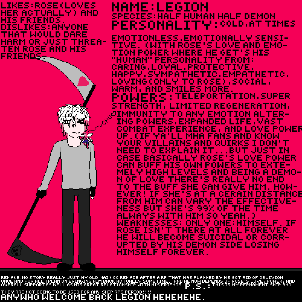 Pixilart - Legion REMAKE by bloodtale