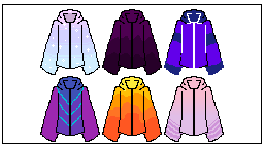 Editing jackets - Free online pixel art drawing tool - Pixilart