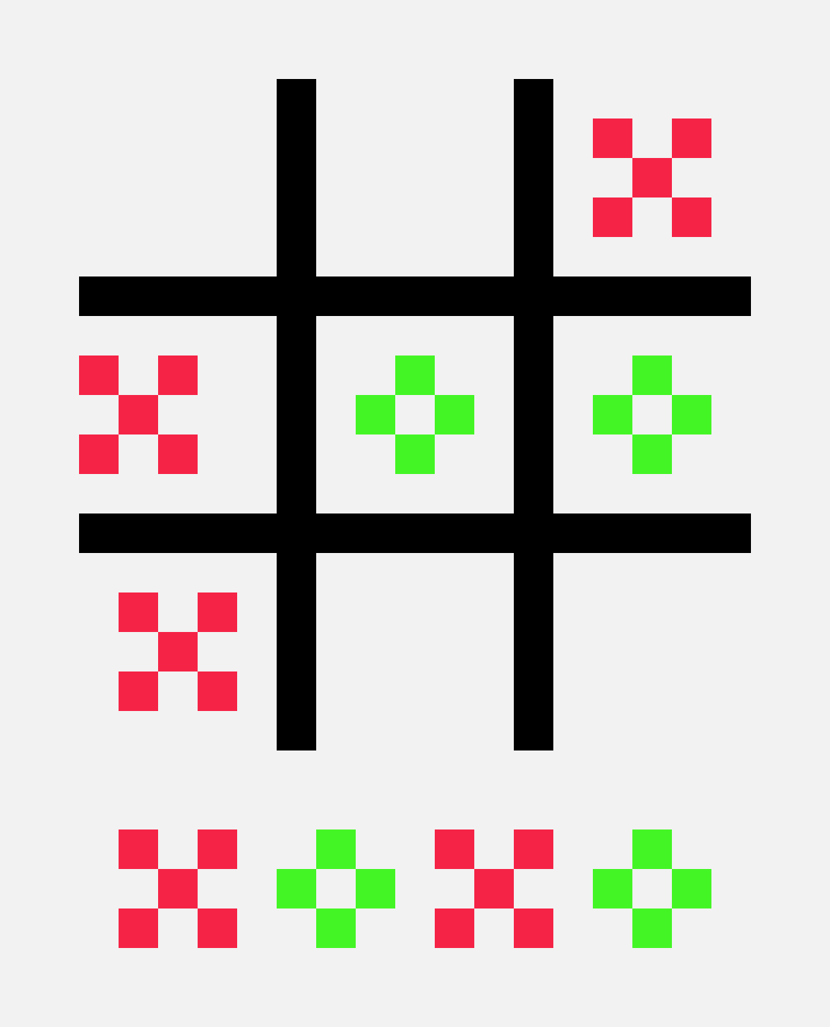 Editing Tic Tac Toe - Free online pixel art drawing tool - Pixilart