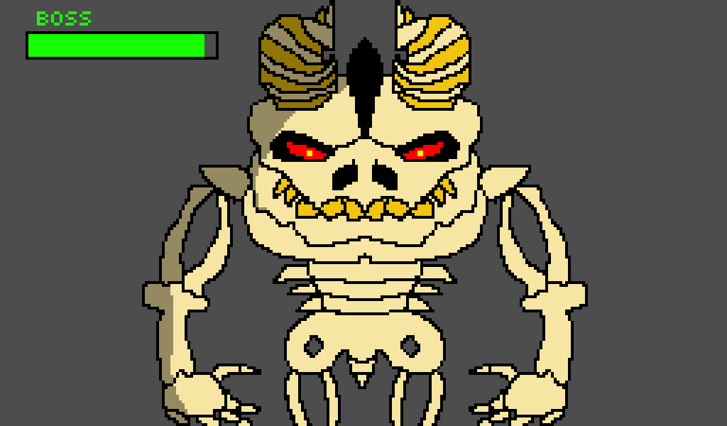 Pixilart - boss skeleton by Monkinkin