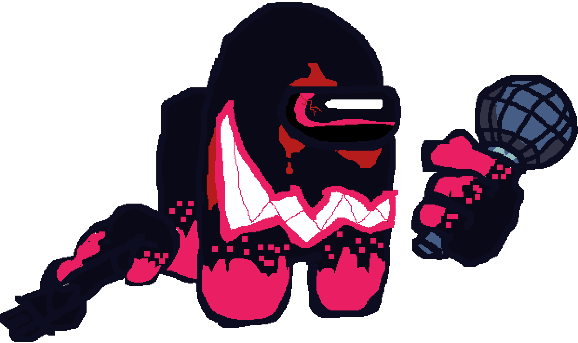 Pixilart - corrupted impostor fnf by THECAPTAIN85