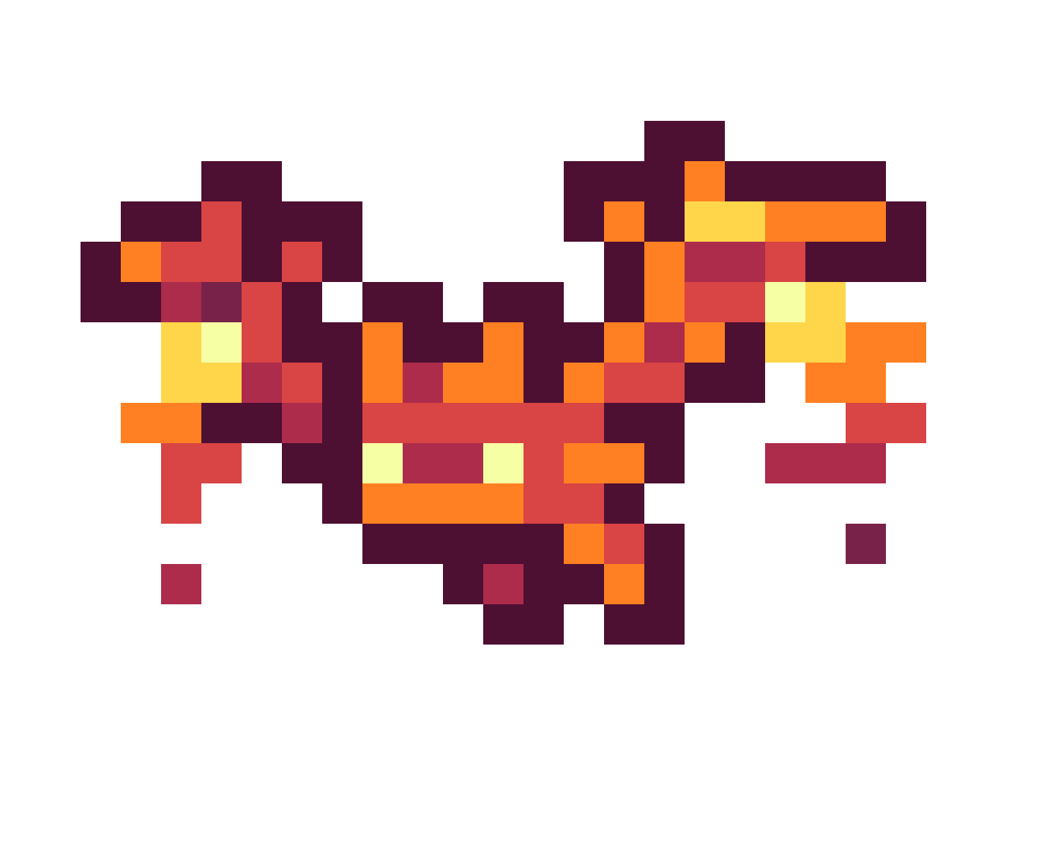 Pixilart - Fire bat by Demigodish